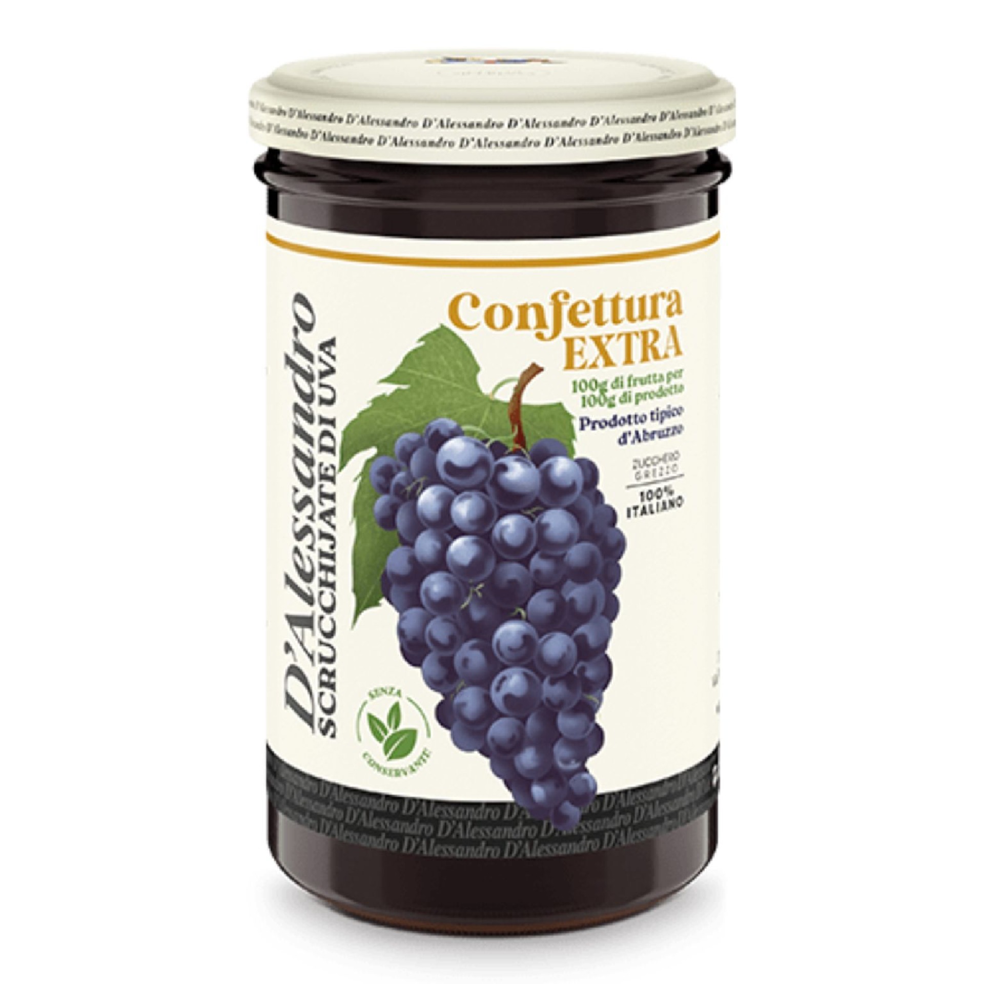 Confettura Extra di Scrucchijate d'Uva 310 g D'Alessandro | Acquadro ...