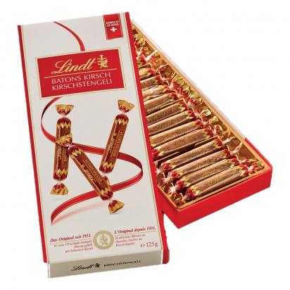 Lindt scatola Batons Kirsch 125 g | Acquadro Dolciumi