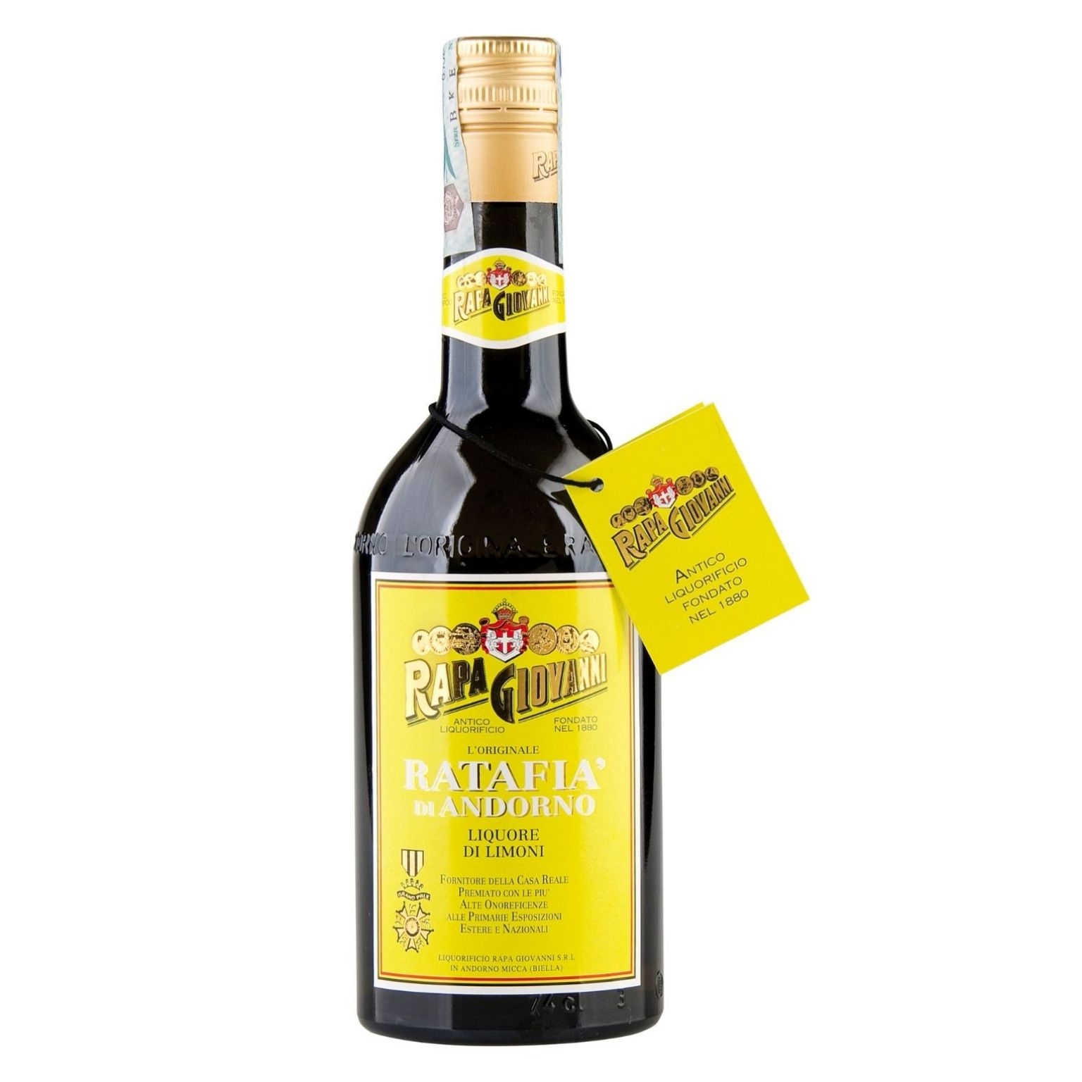 Liquorificio Rapa Liquore Ratafià di Limoni 700 ml | Acquadro Dolciumi