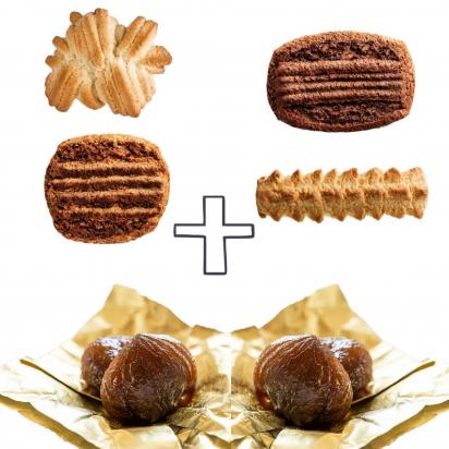 Offerta Biscottiera Riediting Gentilini e Marron Glacées Italcanditi ...